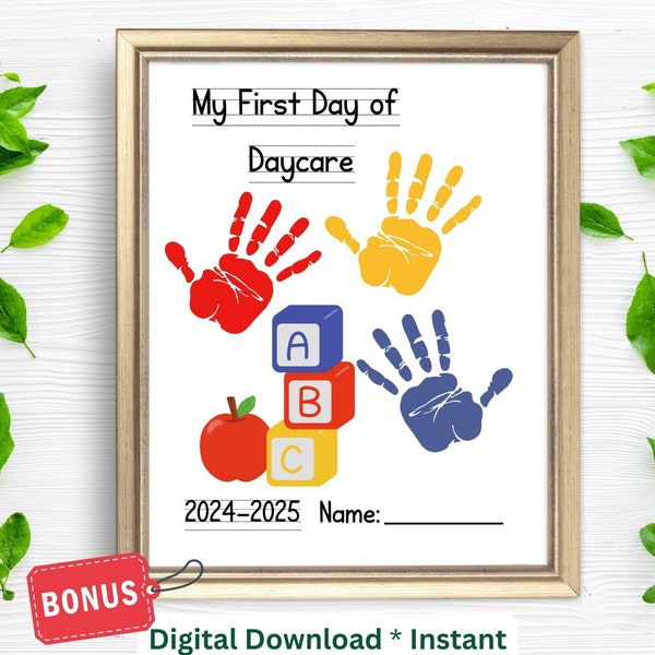 Printable First Day of Daycare Sign - Etsy