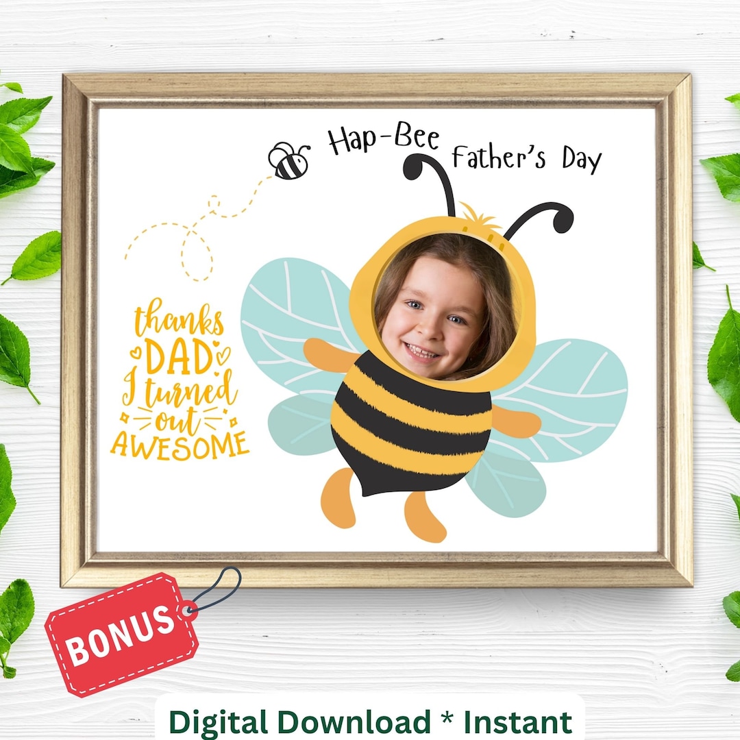 Fathers Day Photo Frame Craft| Canva Dad Photo Frame Collage|thanks Dad ...