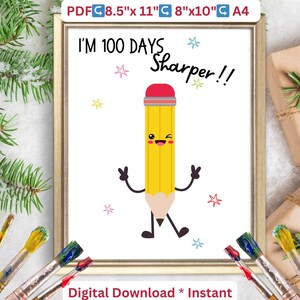 100 Days of School Handprint Art| 100th Day of School Craft| Kids DIY ...