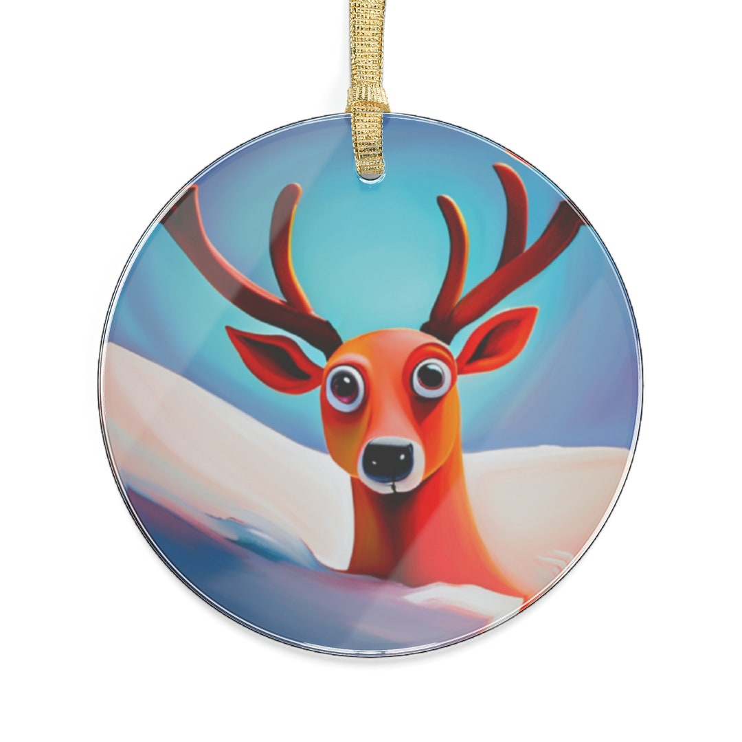 Rudoplh Acrylic Ornaments - Etsy