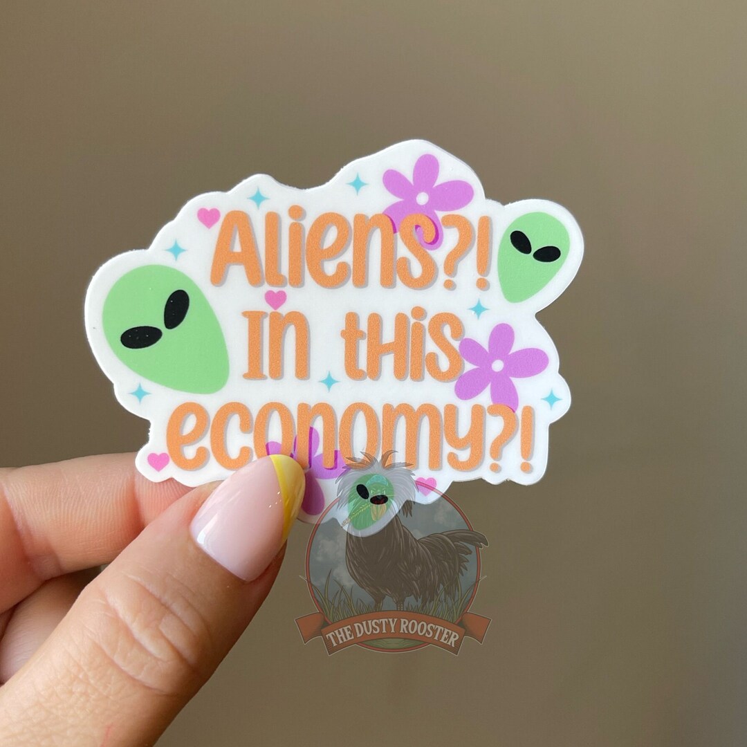 Aliens Sticker Waterproof Sticker - Etsy