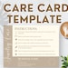 Care Cards for Jewelry Care Instructions Card INSTANT DOWNLOAD Canva ...