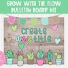 Spring Bulletin Board Kit, Succulent Bulletin Board, Classroom Plant ...