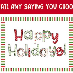 Printable Bulletin Board Letters, Christmas Classroom Decor, Primary ...