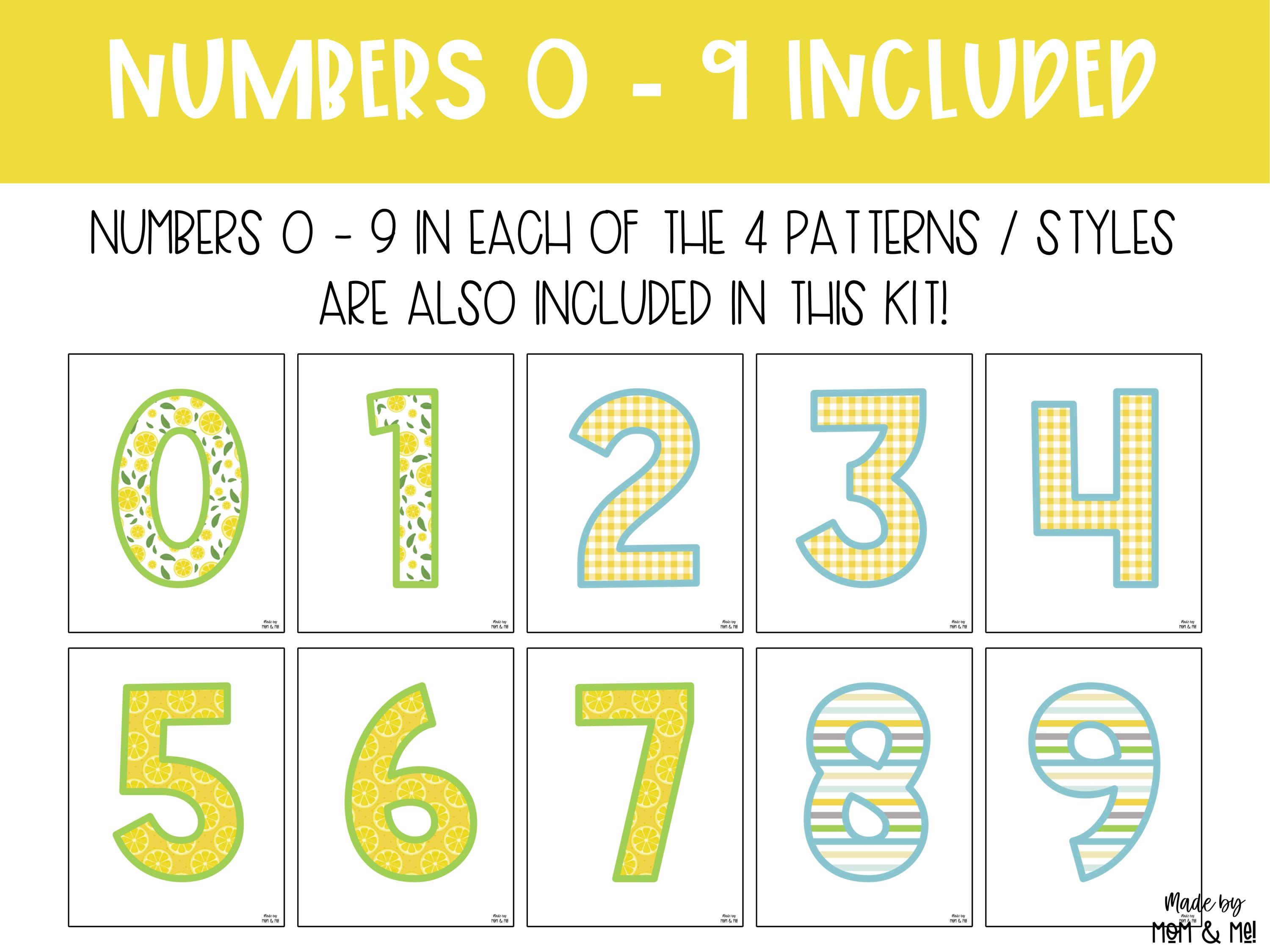 Lemon Bulletin Board Letters: Summer Classroom Decor (PDF Pattern) - Etsy