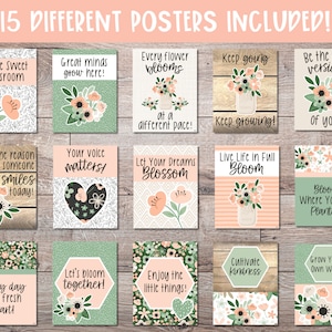 Spring Bulletin Board, Printable Motivational Posters, Teacher Poster ...