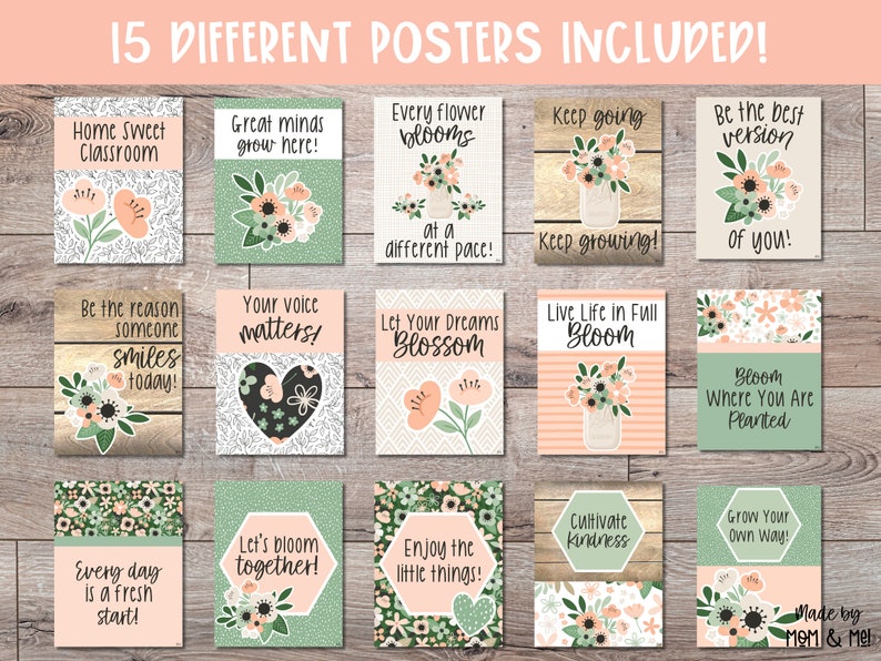 Spring Bulletin Board, Printable Motivational Posters, Teacher Poster ...