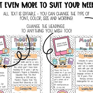 Meet the Teacher Template, Newsletter, Open House, Back to School ...