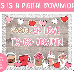 Valentine's Day Bulletin Board Kit, Valentine's Day Door Decor ...