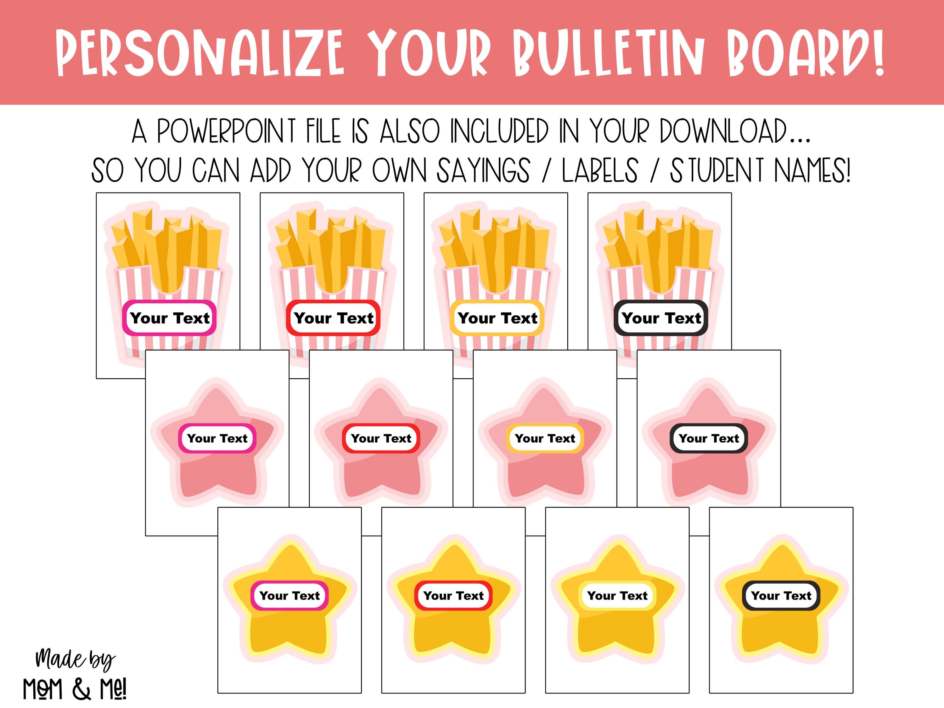 Valentine Printable Bulletin Board, Valentines Day Decor, Seasonal ...