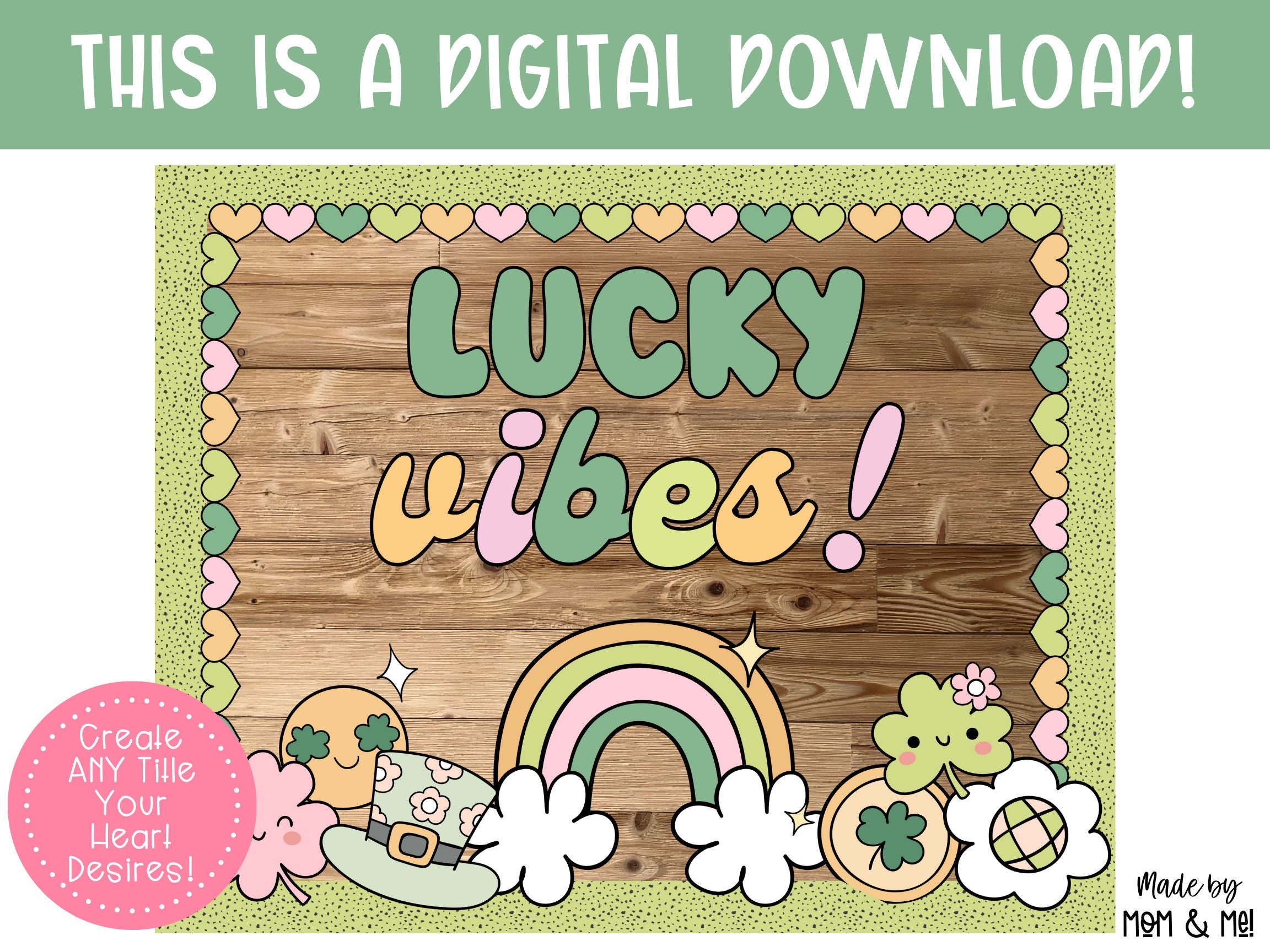 St. Patrick's Day Bulletin Board, Groovy Bulletin Board, St. Patrick's ...