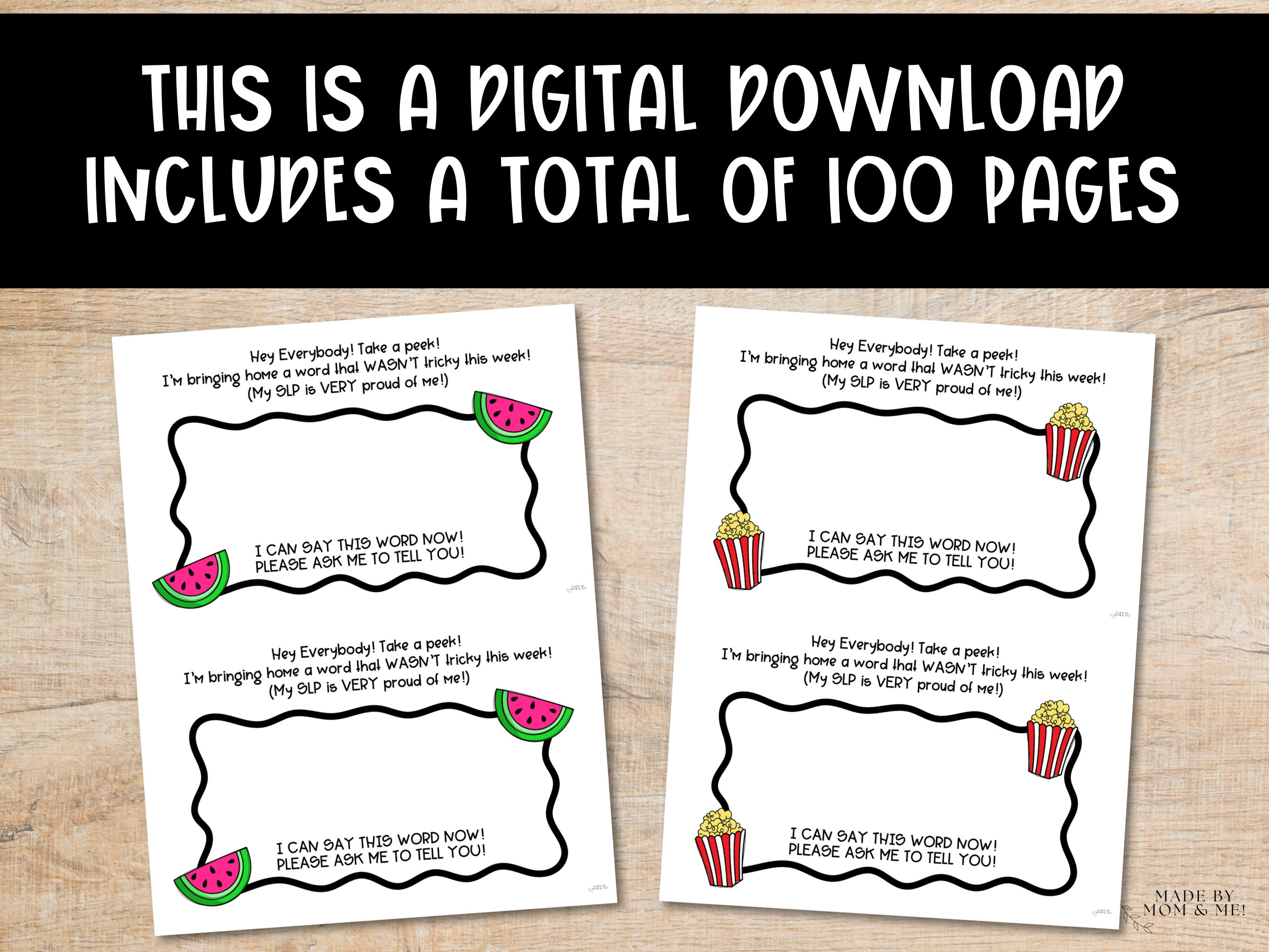 Speech Therapy Printable, SLP Materials, Articulation Therapy, Happy ...