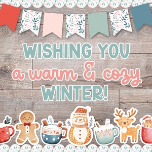 Bulletin Board for Winter, Winter Decor Classroom Theme, Winter ...