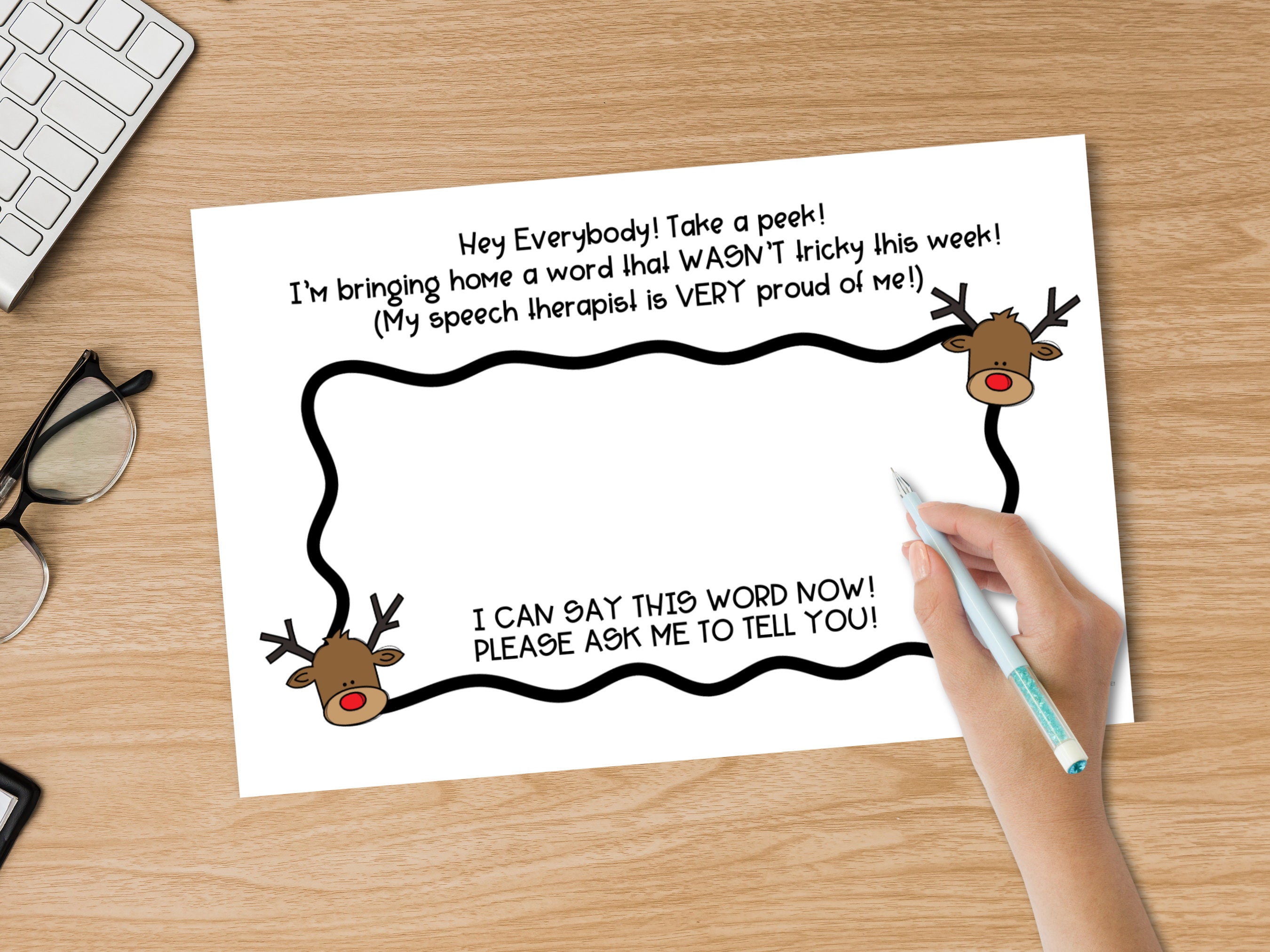 Speech Therapy Printable, SLP Materials, Articulation Therapy, Happy ...