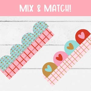 Printable Bulletin Board Border, Valentine’s Day Bulletin Board, Winter ...