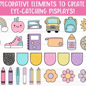 Back to School Bulletin Board, Composition Notebook Classroom Theme ...