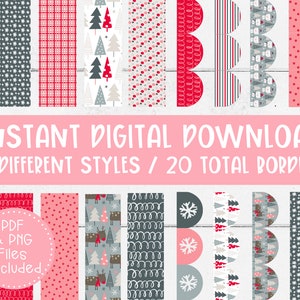 Winter Bulletin Board, Printable Bulletin Board Border, Winter ...