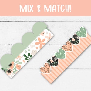 Printable Bulletin Board Borders, Spring Classroom Decor, Spring ...