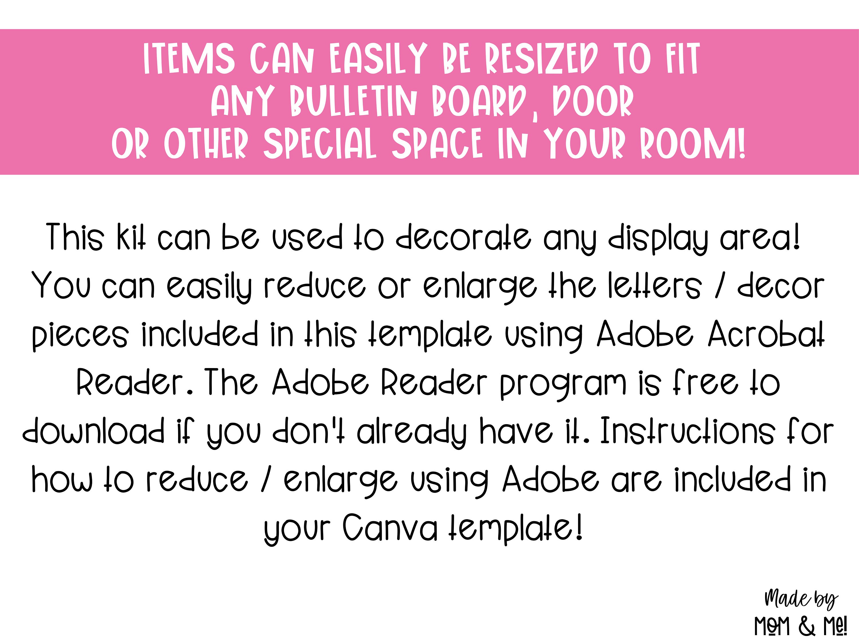 Back to School Bulletin Board, Classroom Decor, Teacher Printable Door ...