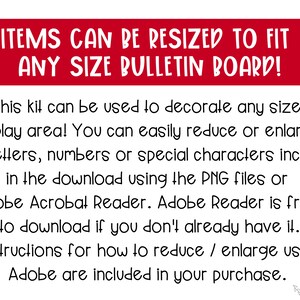 Printable Bulletin Board Letters, Christmas Classroom Decor, Primary ...