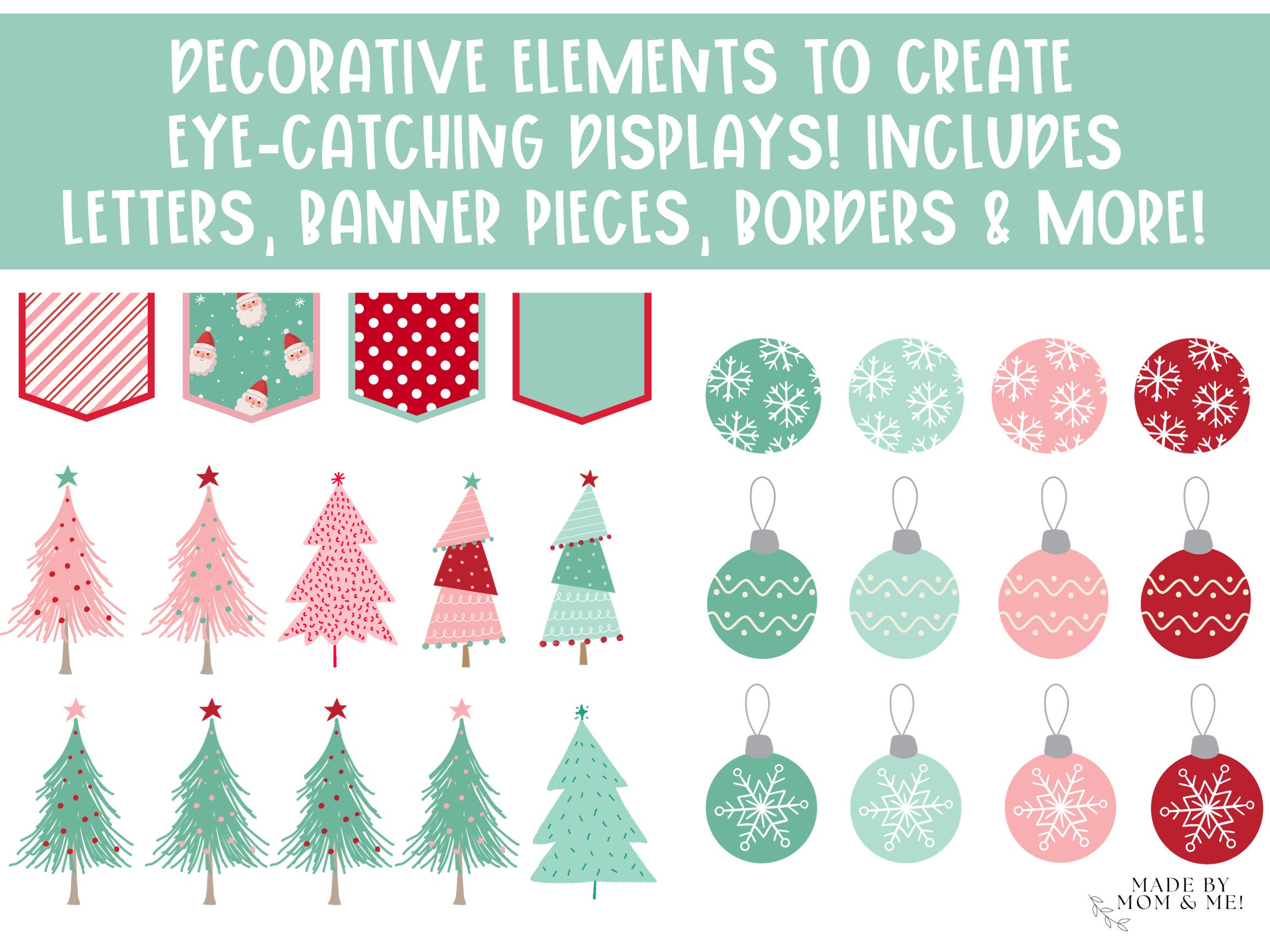 Speech Therapy Room Decor, Christmas Bulletin Board Kit, Speech ...