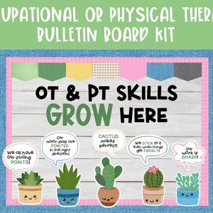 Bulletin Board for Occupational Therapy or Physical Therapy, PTA and ...