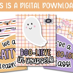 Classroom Posters for Halloween, Fall Bulletin Board, Spooky Season ...