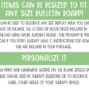 Bulletin Board for Occupational Therapy or Physical Therapy, PTA and ...