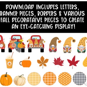 Speech Therapy Room Decor, Bulletin Board Kit, Autumn Leaves Fall ...