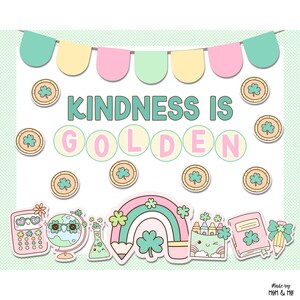 St. Patrick's Day Bulletin Board, Holiday Classroom Decor, Shamrock ...