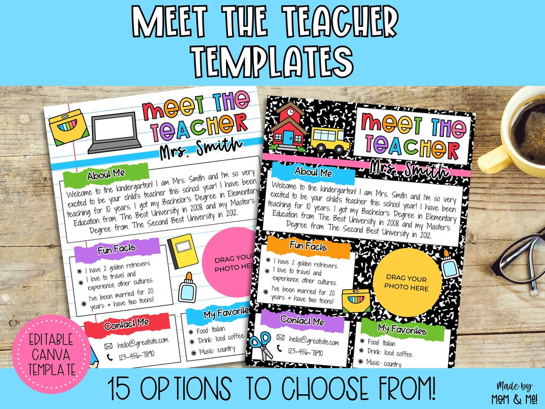 Meet the Teacher Template, Newsletter, Back to School, Open House ...