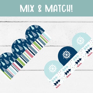 Winter Bulletin Board, Printable Bulletin Board Border, Winter ...