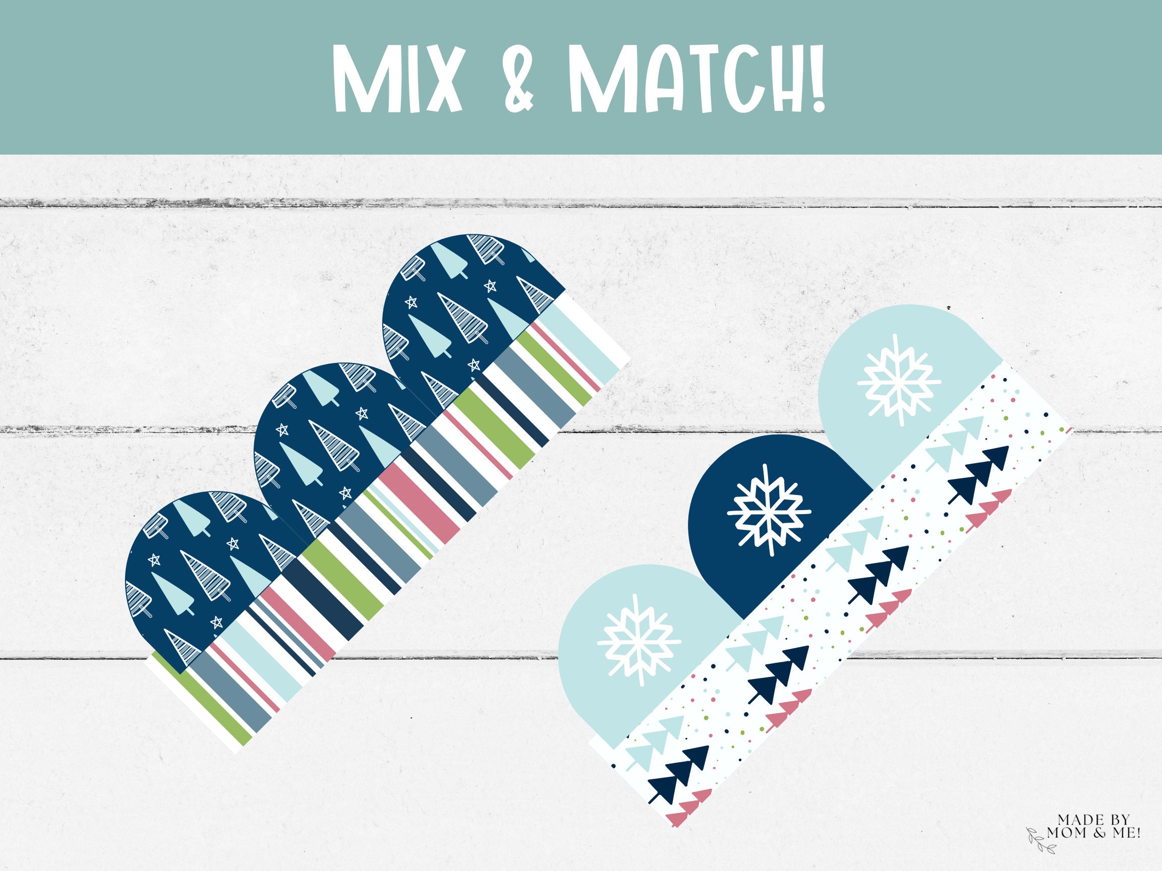 Winter Bulletin Board, Printable Bulletin Board Border, Winter ...