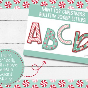 Printable Bulletin Board Bunting Banner Christmas Classroom - Etsy