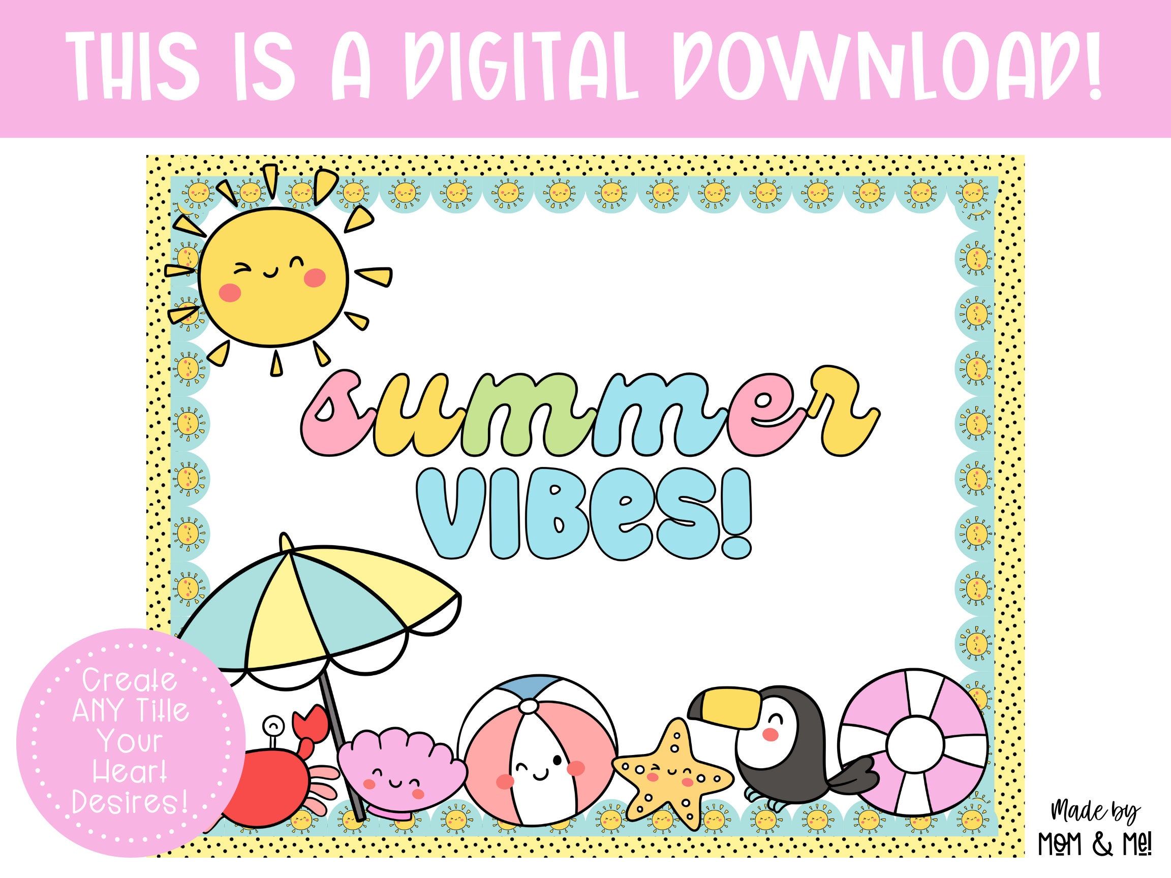 Summer Bulletin Board, End of School Year, Summer Countdown, Beach ...