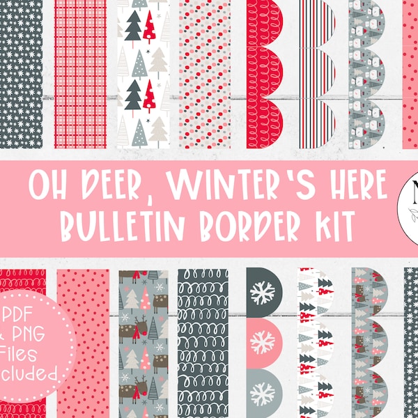 Printable Bulletin Board Borders, Spring Classroom Decor, Spring ...