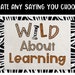 Printable Bulletin Board Letters, Animal Print Classroom Decor, Primary ...