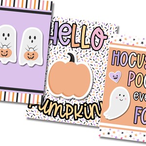 Classroom Posters for Halloween, Fall Bulletin Board, Spooky Season ...