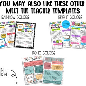 Meet the Teacher Template, Newsletter, Open House, Back to School ...
