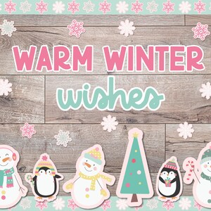Bulletin Board for Winter, Winter Wonderland Classroom Decor, Winter ...