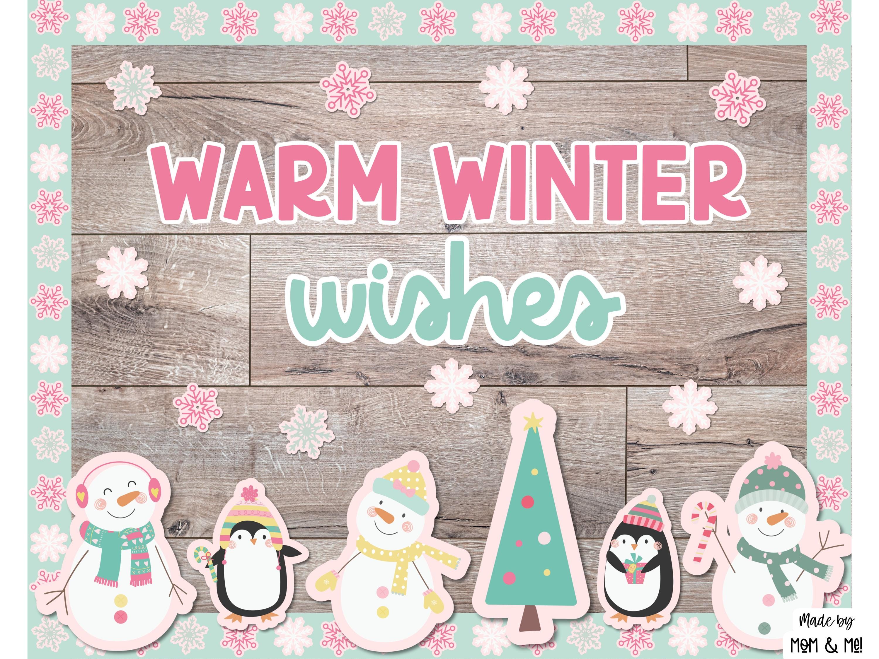 Bulletin Board for Winter, Winter Wonderland Classroom Decor, Winter ...