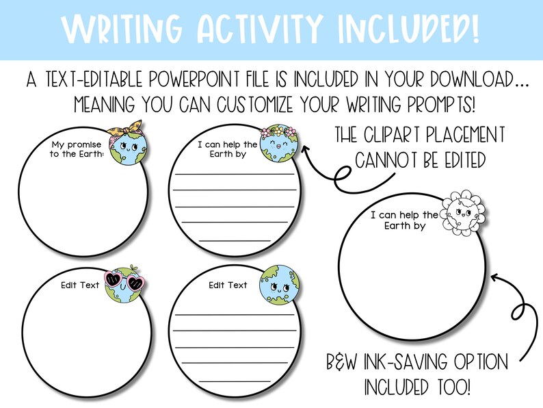 Earth Day Bulletin Board, Classroom Decor Bundle, Spring Decor ...