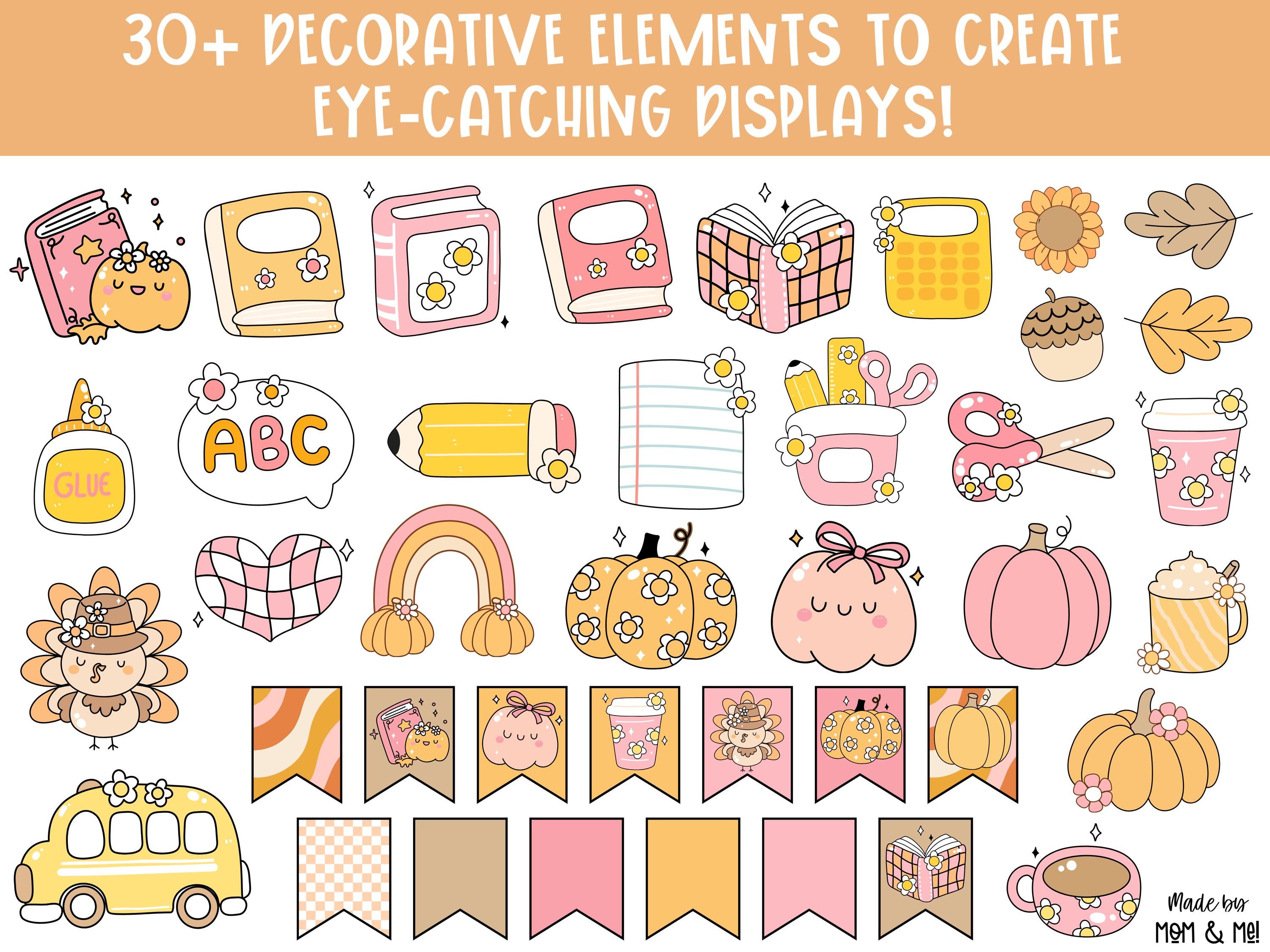 Fall Bulletin Board, Autumn Classroom Door Decor, Thanksgiving ...