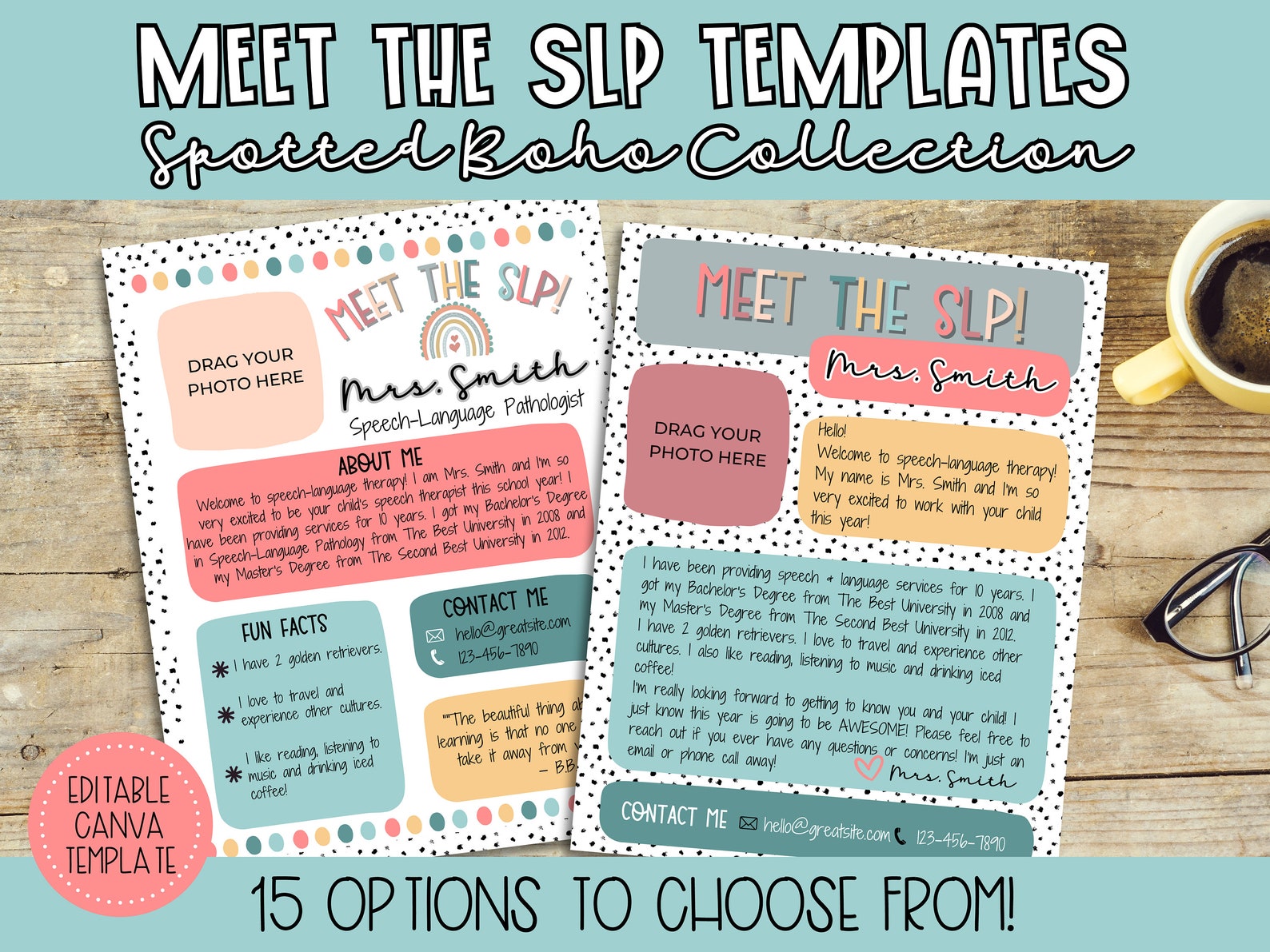 Meet the SLP: Editable Newsletter Template, Welcome Letter, Back to ...