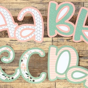 Bulletin Board Letters, Printable Classroom Decor, Spring Bulletin ...
