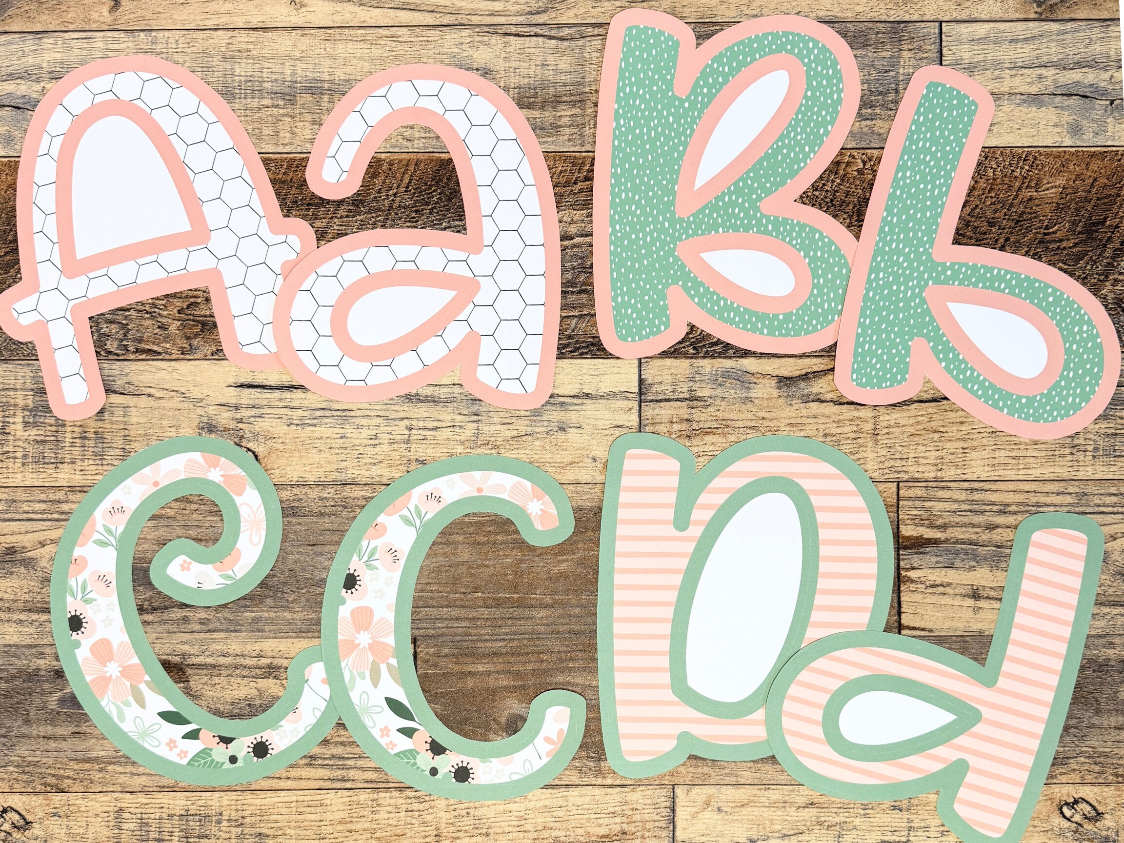 Bulletin Board Letters, Printable Classroom Decor, Spring Bulletin ...