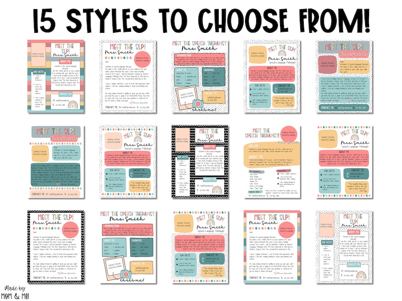 Meet the SLP: Editable Newsletter Template, Welcome Letter, Back to ...