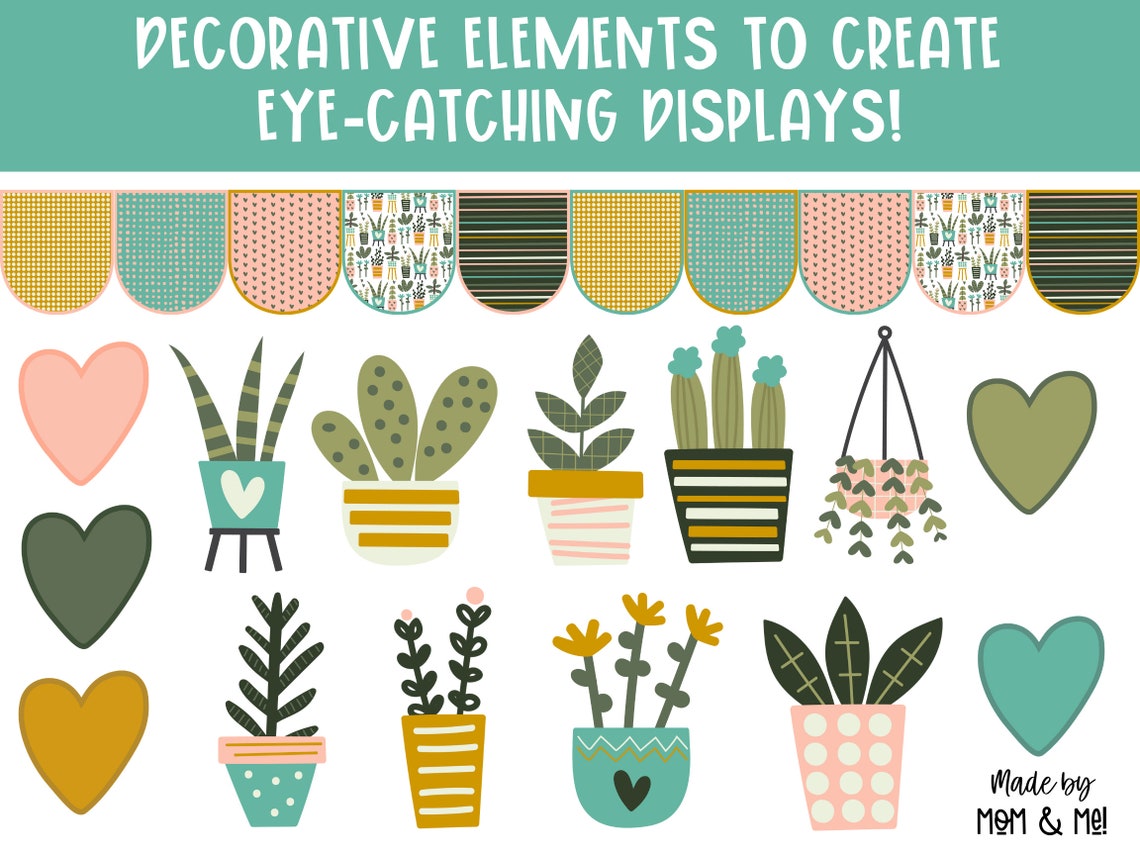 Speech Therapy Bulletin Board, Speech Therapy Room Decor, Succulent ...