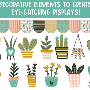 Speech Therapy Bulletin Board, Speech Therapy Room Decor, Succulent ...