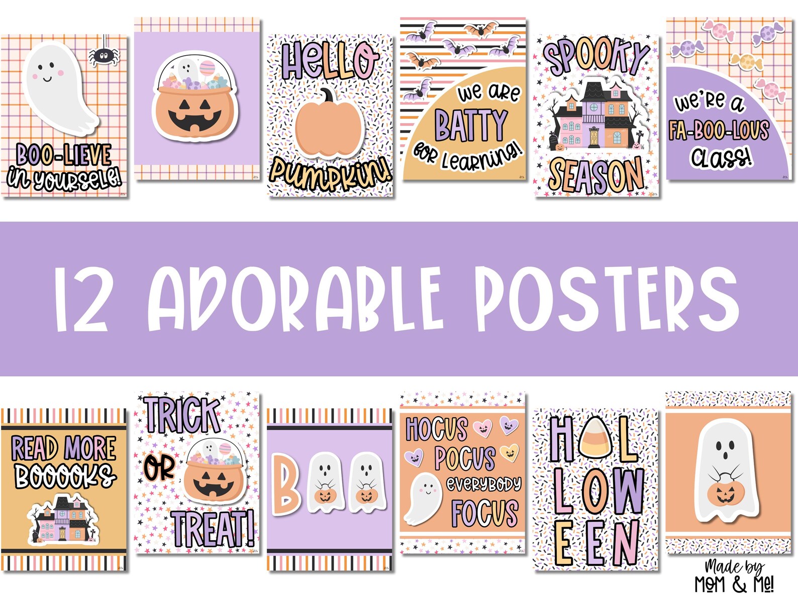 Classroom Posters for Halloween, Fall Bulletin Board, Spooky Season ...